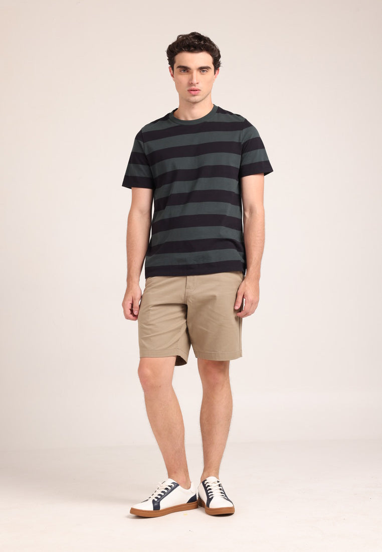 Manzone Kaos Lengan Pendek Pria Slim Fit Alvaro 4 - Olive – Manzone Store