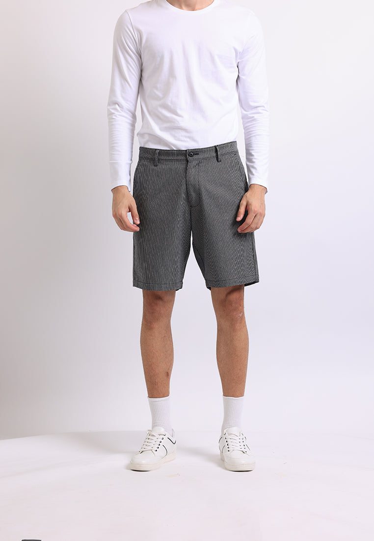 Manzone Celana Pendek Bermuda Pria Taylor 6 - Black – Manzone Store