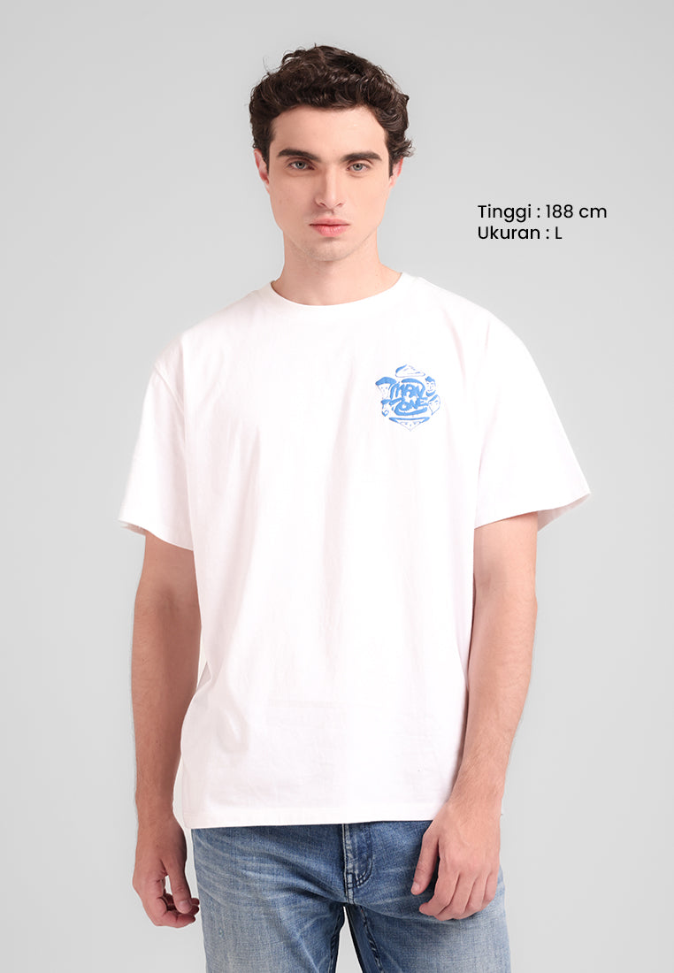 MANZONE X IKJ - Kaos Lengan Pendek Pria MIKJ 01 Ekspresi Relaxed Fit ...