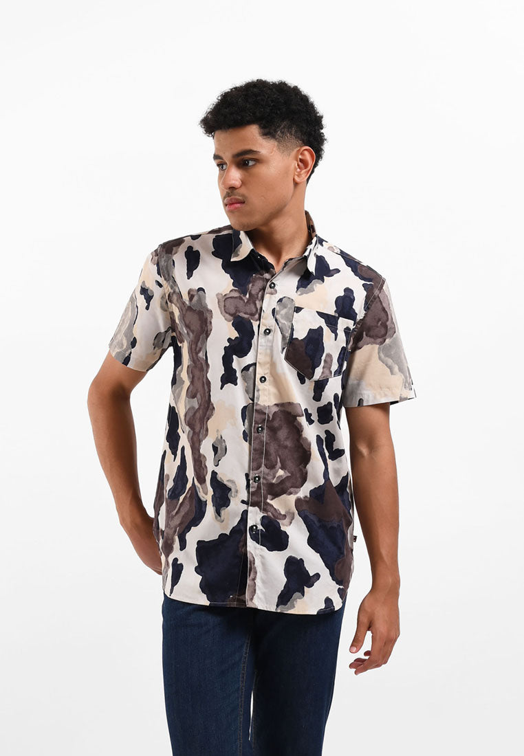MANZONE Kemeja Pria Lengan Pendek - GYRADON – Manzone Store