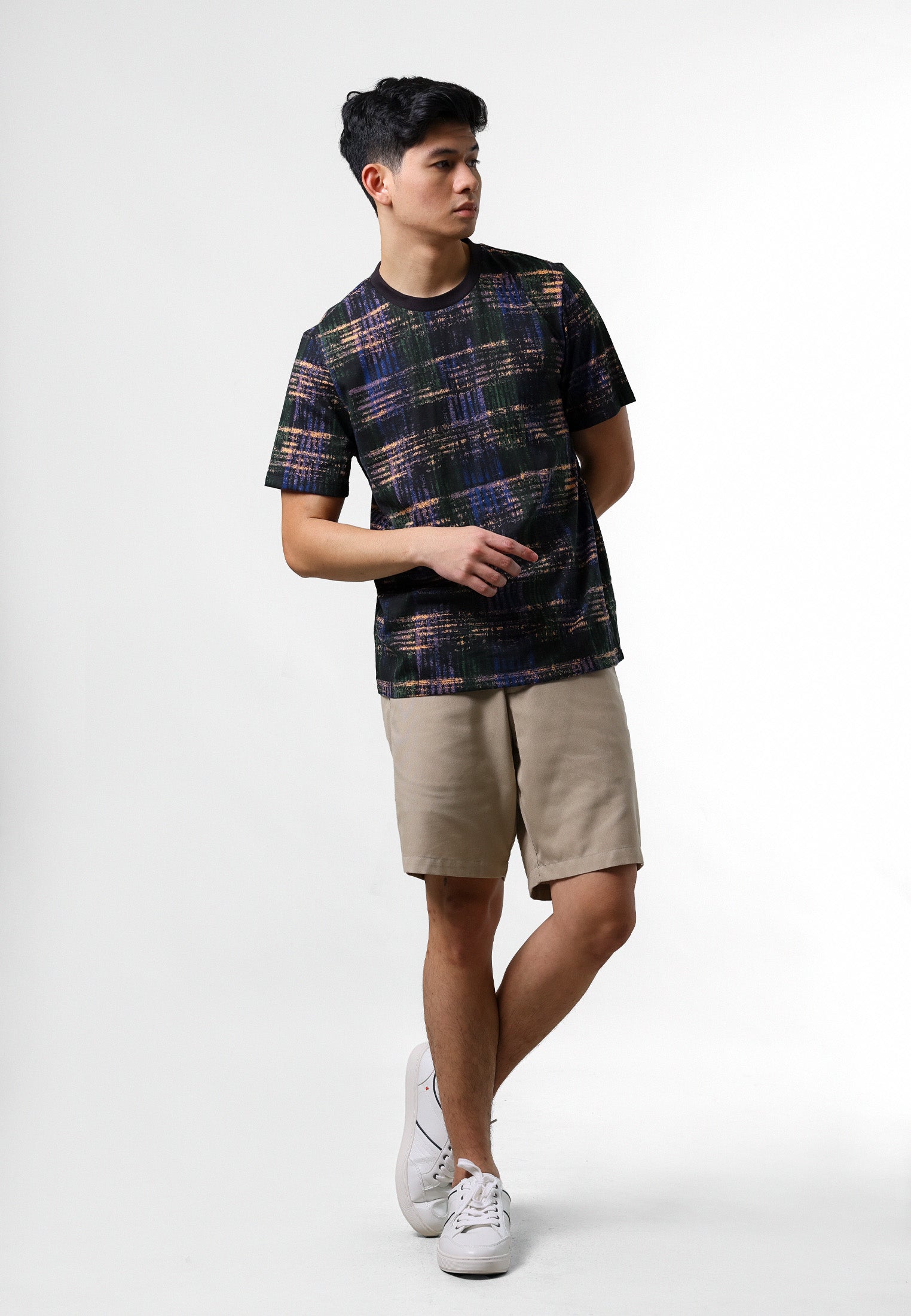 MANZONE - Kaos Lengan Pendek Pria Rain Slim Fit - Black – Manzone Store