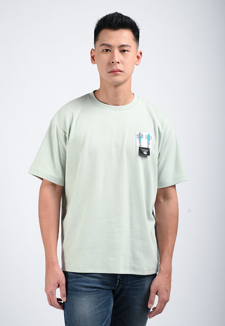 MANZONE Kaos Lengan Pendek Pria YOUNG-MMG - GREEN – Manzone Store