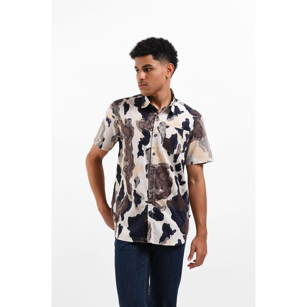 MANZONE Kemeja Pria Lengan Pendek - GYRADON – Manzone Store