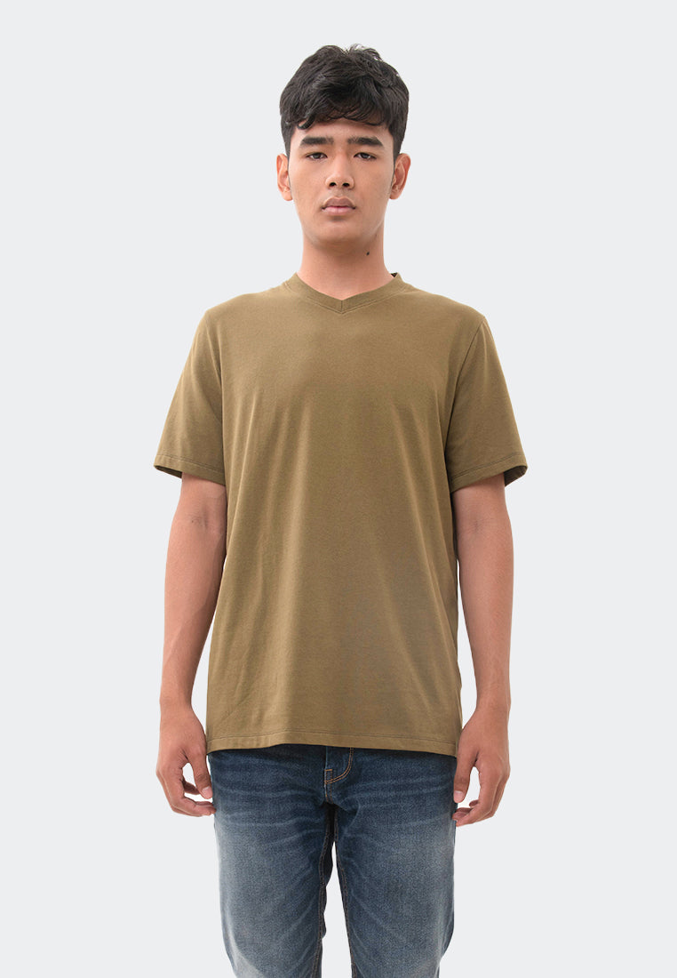 MANZONE Kaos Pria Lengan Pendek ROCKY-OL - OLIVE – Manzone Store