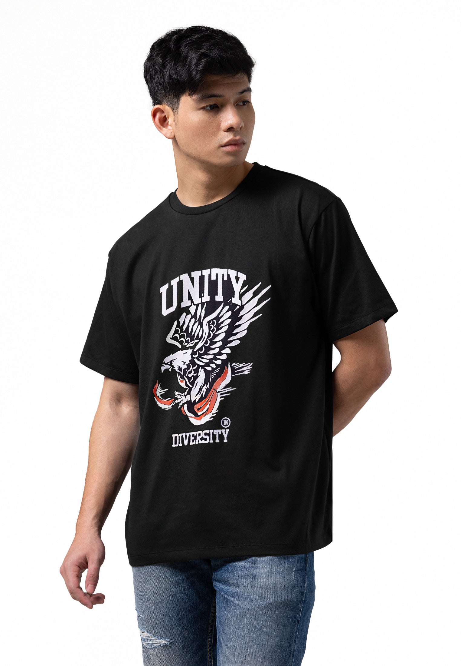 MANZONE Kaos Lengan Pendek Pria MZT-ID-BHINNEKA - BLACK – Manzone Store